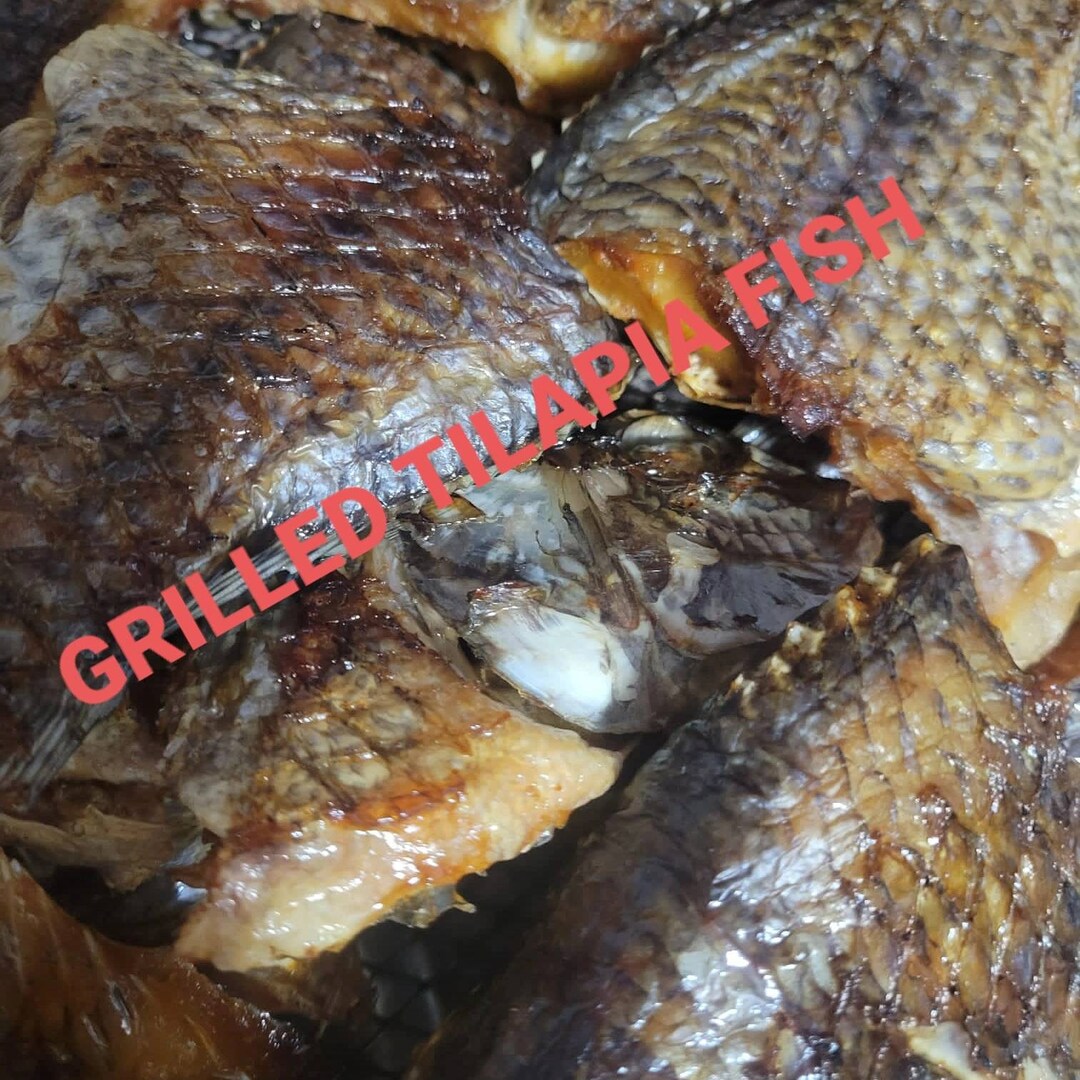 Freshly Grilled/oven Dried Tilapia Fish. 2 Whole Packed in a Bag. - Etsy
