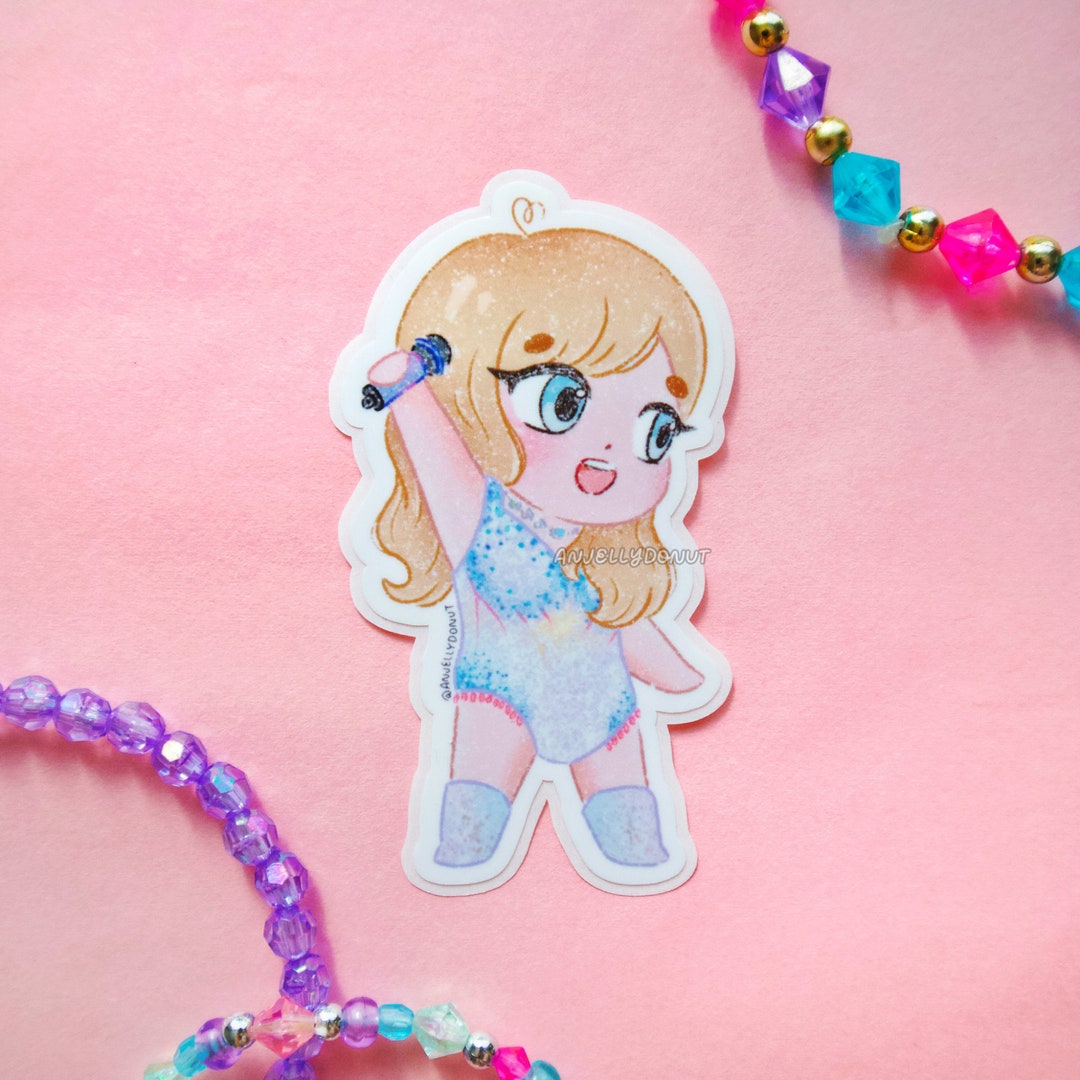 Chibi Lover Era Taylor Eras Tour Vinyl Sticker - Etsy