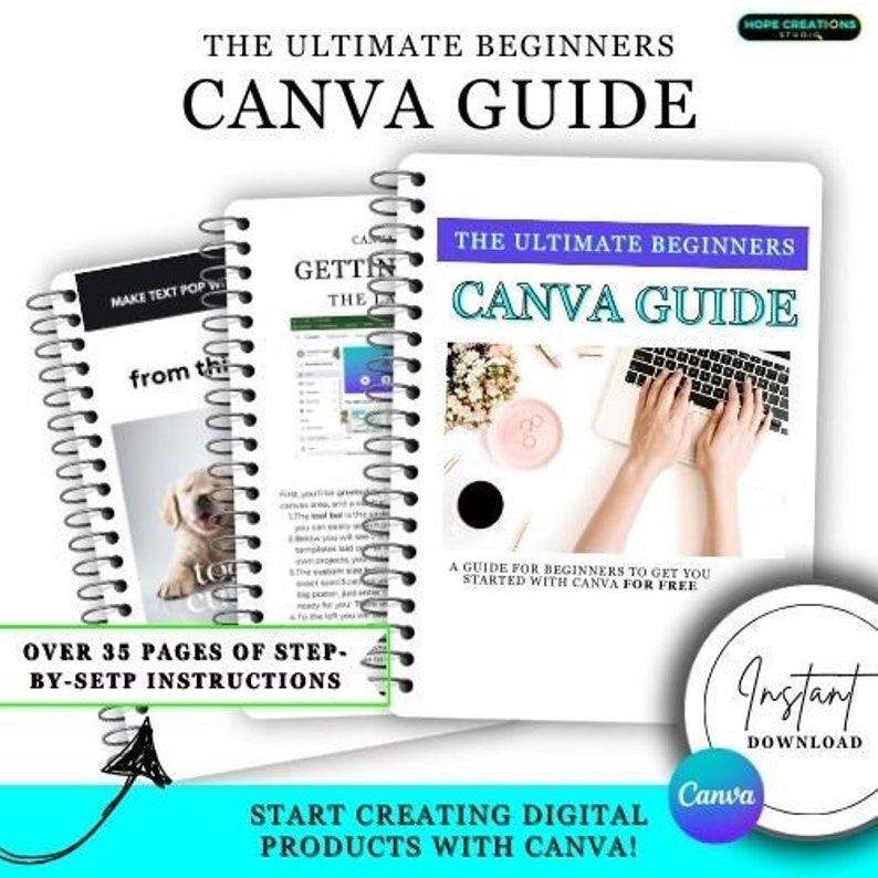 Canva 101: Canva Beginners Guide 2024, Instant Download Tutorial, Free Canva Version, Desing ...