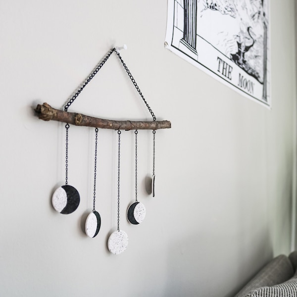 Moon Phase Wall Hanging - Etsy