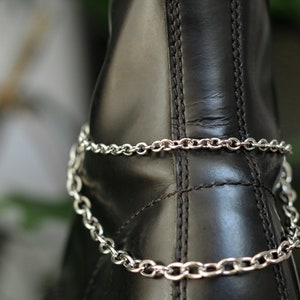 Simple Cable Boot Charm Chain | Punk Pull Loop Shoe Accessories - Etsy