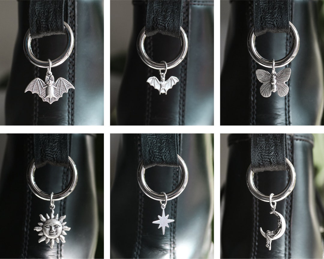 Custom Silver Boot Charm | Pull Loop Shoe Accessories | Pick Your Own ...