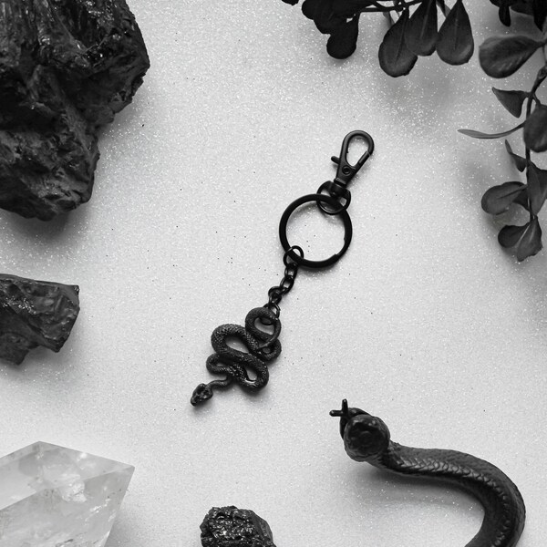 Snake Keychain - Etsy