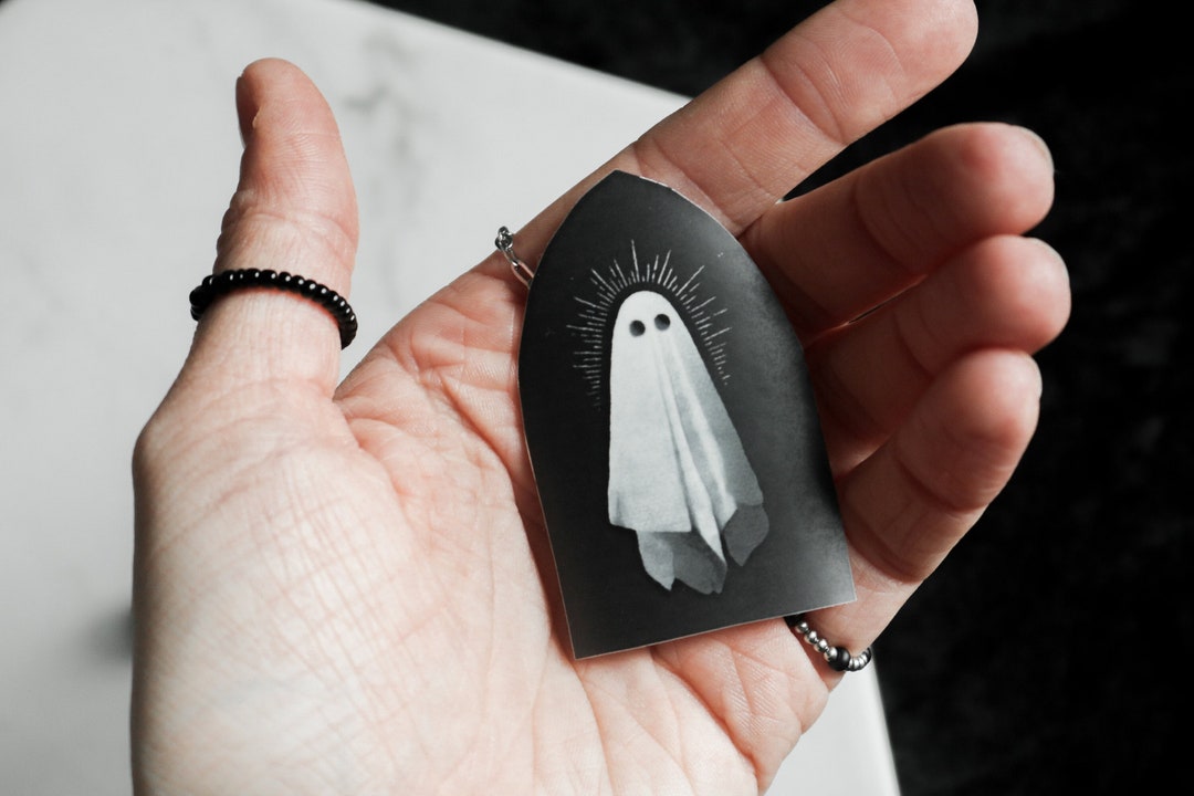 Ghost Arch Black Matte Vinyl Sticker | Dark Goth Halloween Spooky Decal ...