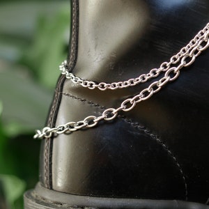 Simple Cable Boot Charm Chain | Punk Pull Loop Shoe Accessories - Etsy