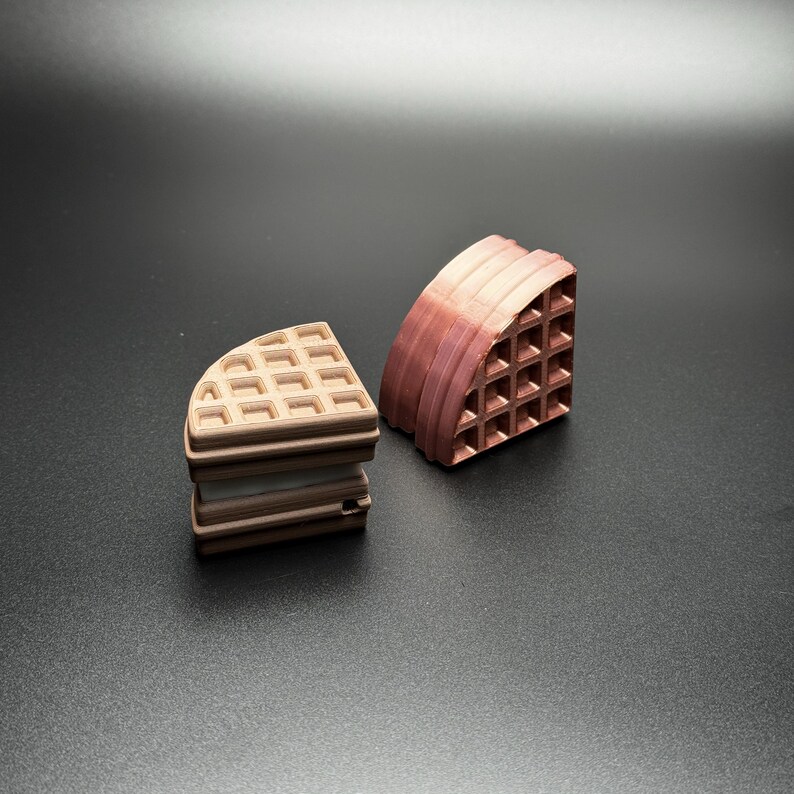 3D Printed Ice Cream Waffle Keycap | ASMR Clicker Fidget - Etsy
