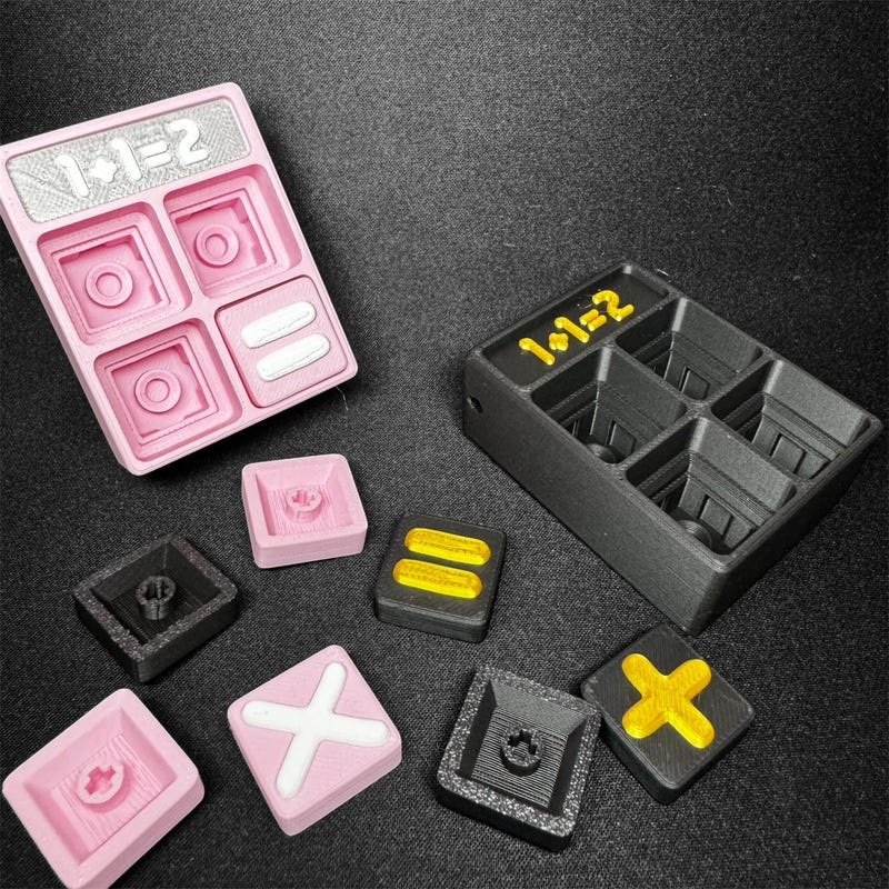 Calculator Keychain - Etsy