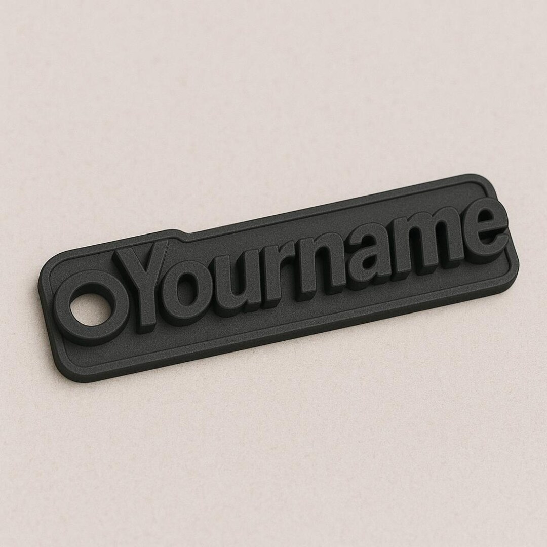 3D Printed Name Keychain: Personalized PLA Plastic Gift - Etsy