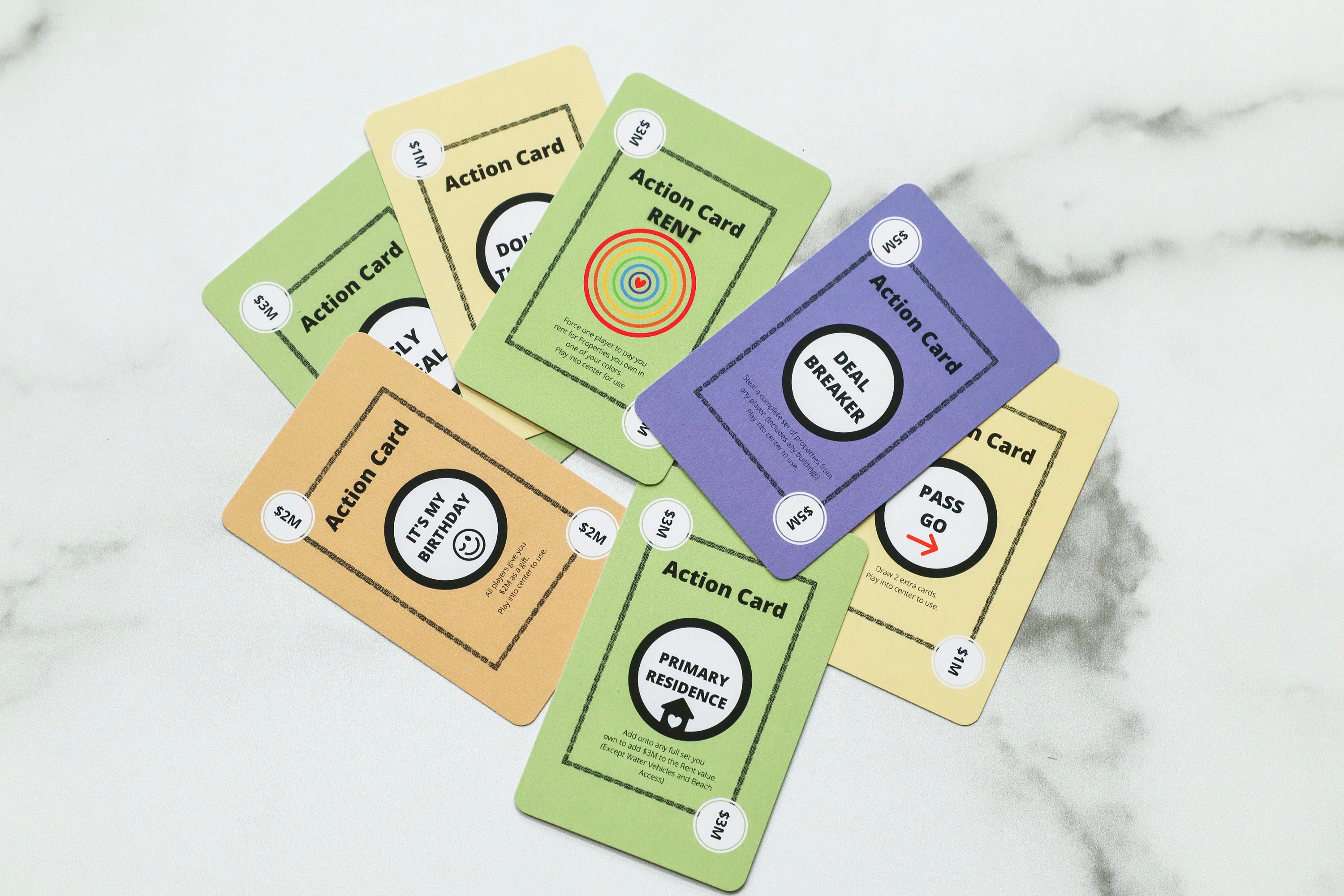 Custom Monopoly Deal - Marital Deal Card Game (editable Digital ...