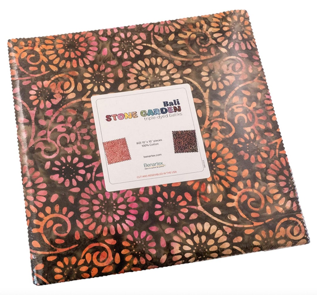 Bali Batik Stone Garden Layer Cake 10 X 10 Inch | Bali Stone Garden ...