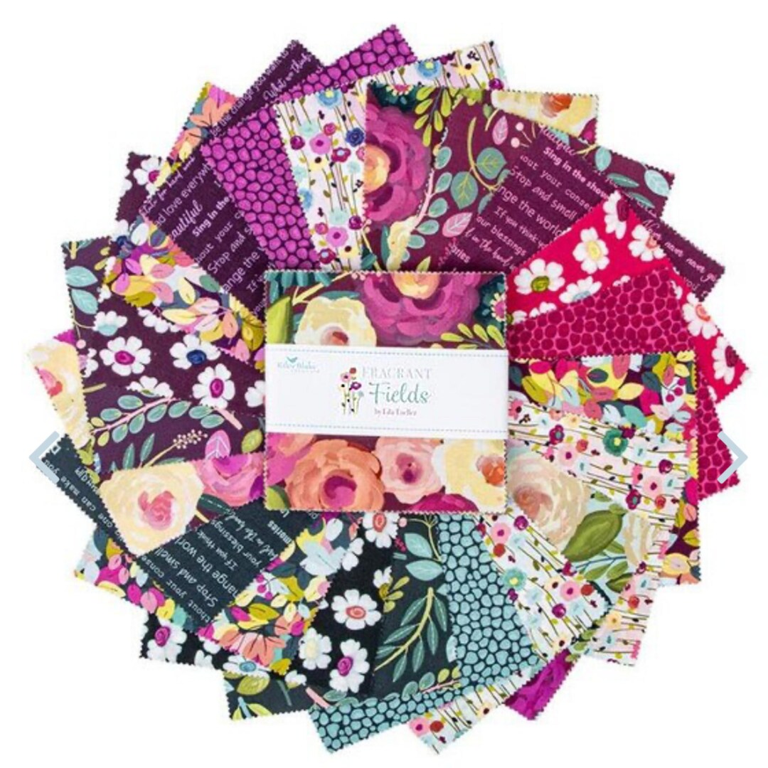 Fragrant Fields 5 Inch Stacker 42 Pcs - Riley Blake Designs - Etsy