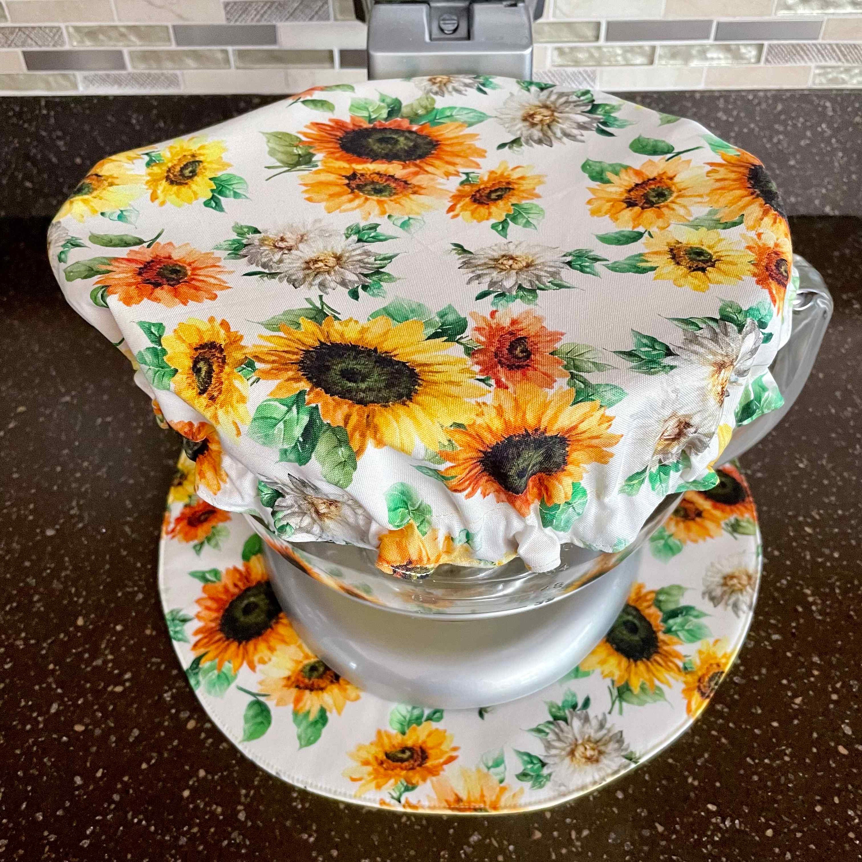XL Blooming Sunflowers Bowl Cover Sunflower Stand Mixer - Etsy