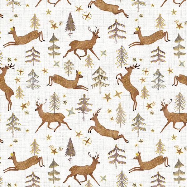 Stag Fabric - Etsy