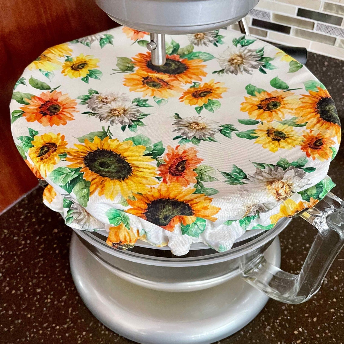 XL Blooming Sunflowers Bowl Cover Sunflower Stand Mixer - Etsy