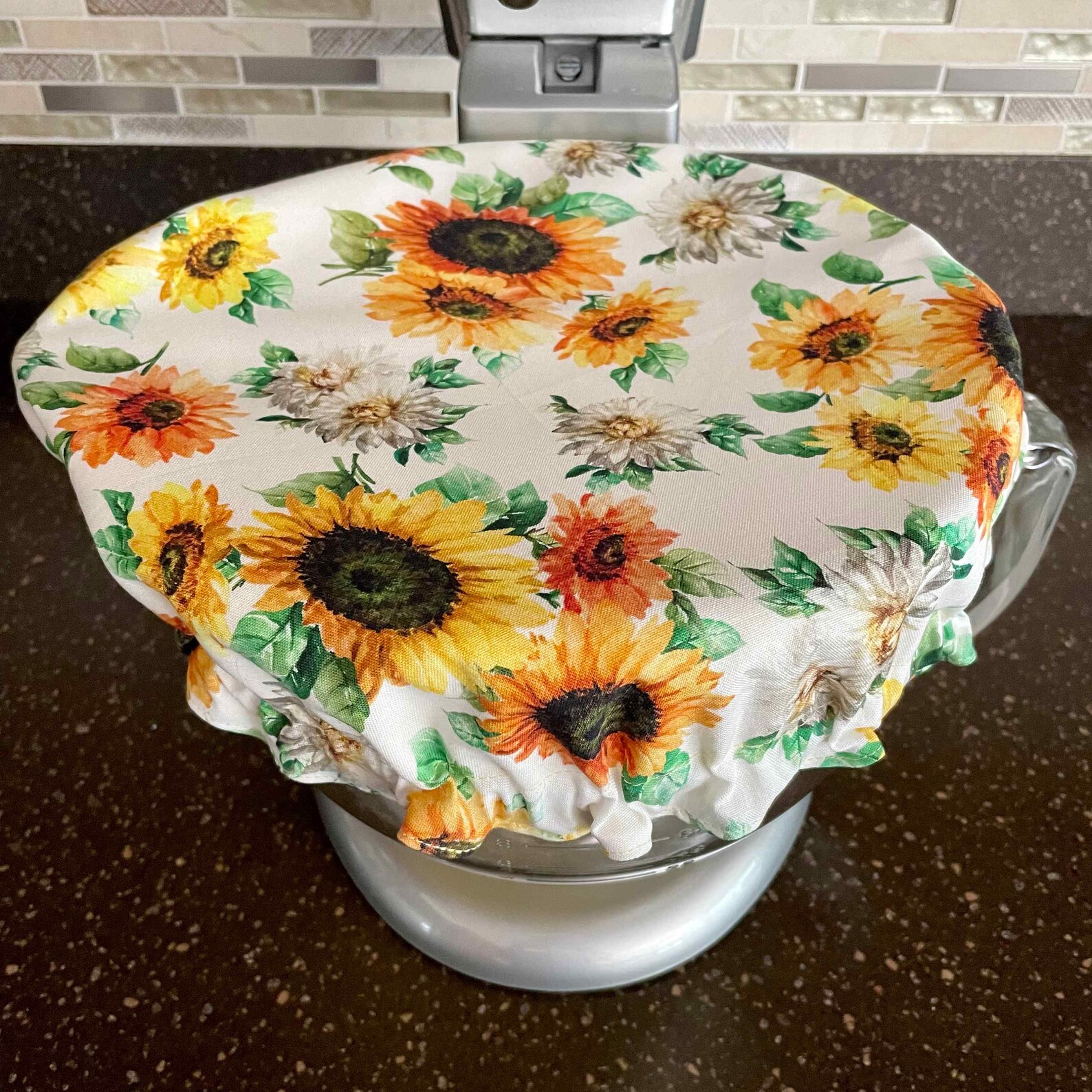 XL Blooming Sunflowers Bowl Cover Sunflower Stand Mixer - Etsy