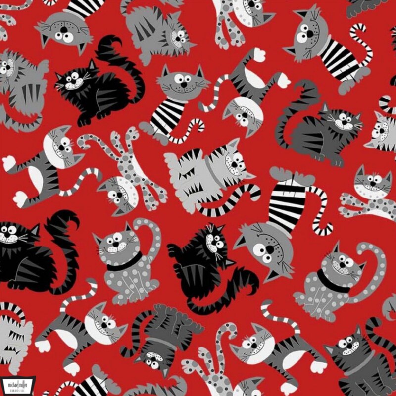 Cat Fabric - Etsy