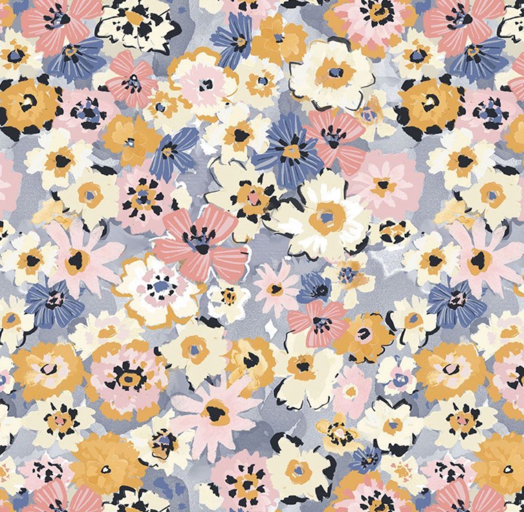 Fleurs Fabric Ma Belle Collection by Clara Jean for Dear Stella Fabric ...