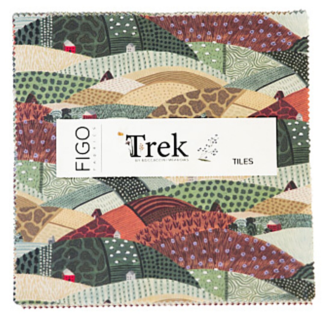 Trek Tiles Figo Fabrics 42 Pc 10 X 10in Layer Cake Precut Squares - Etsy