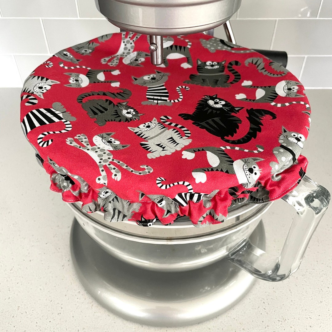 XL Cartoon Cats Mixer Bowl Cover | Kitchenaid Mixer Bowl Cover ...