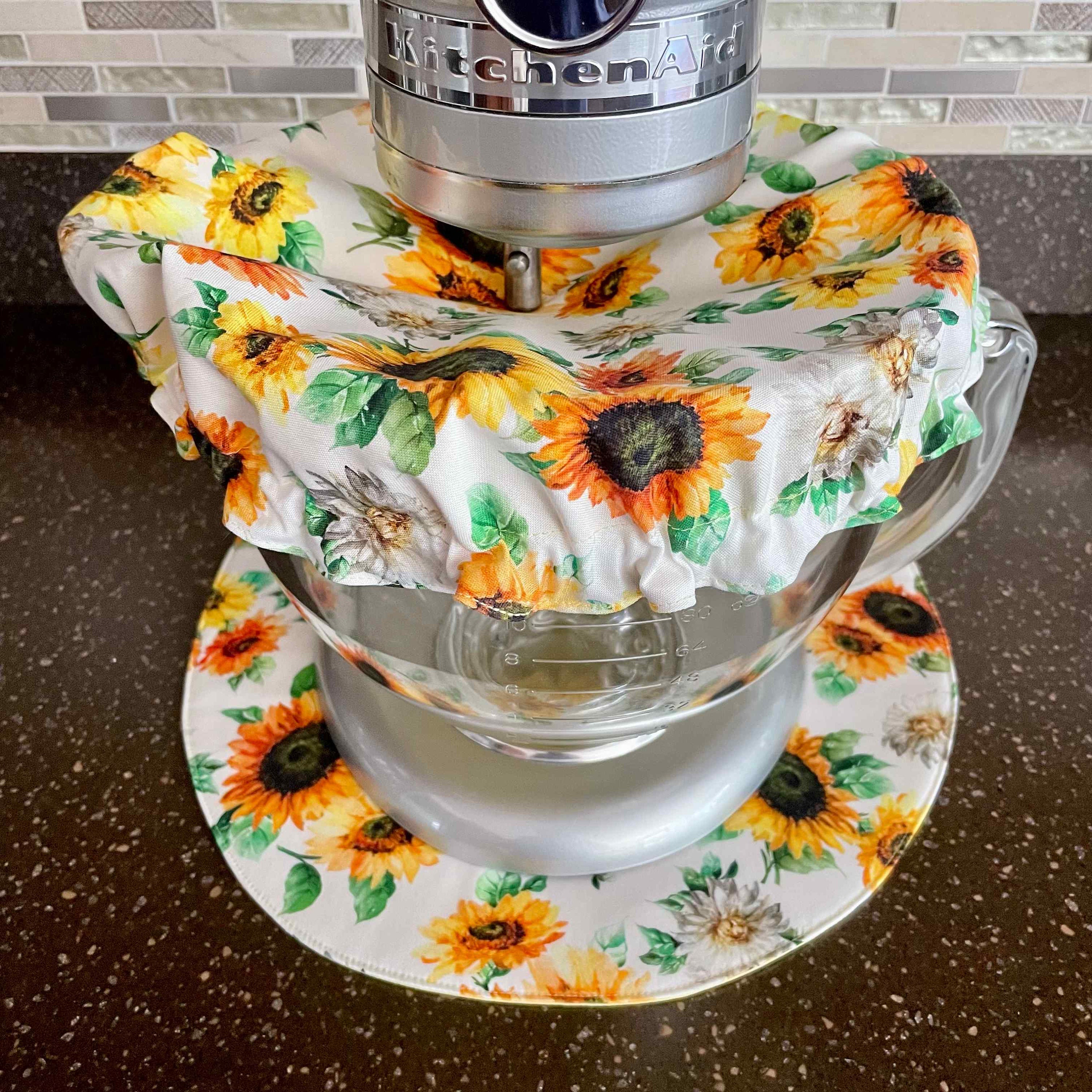 XL Blooming Sunflowers Bowl Cover Sunflower Stand Mixer - Etsy