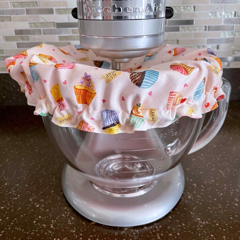 Cupcake Kitchenaid Set XL Cupcake Mixer Bowl Cover Stand - Etsy
