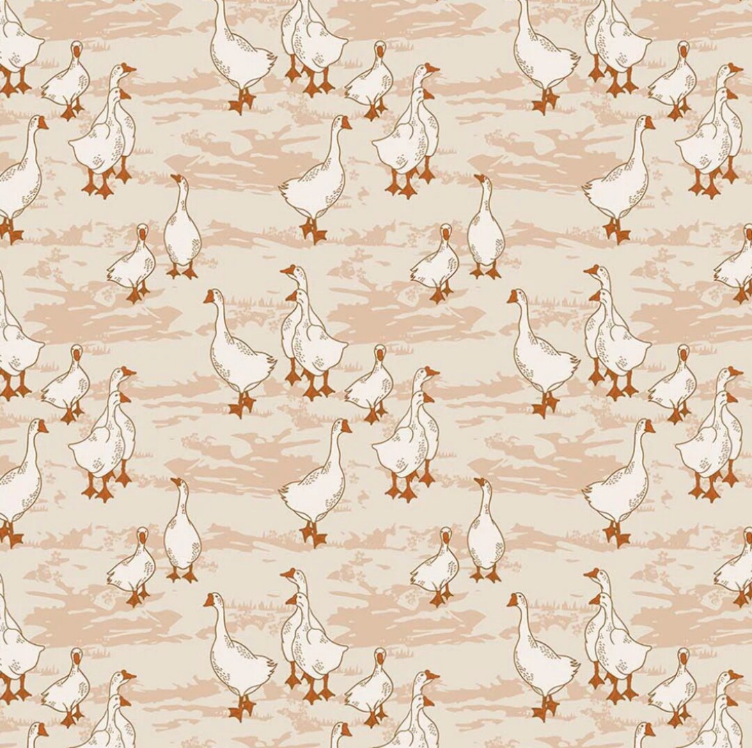 Geese From the Wild Cottage Collection From Figo Fabrics 90701 - Etsy