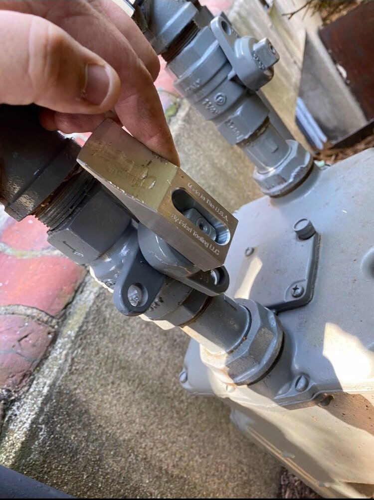 Mini Aluminum Forcible Entry Wedge With Gas Shut off Breaching Tool EDC ...