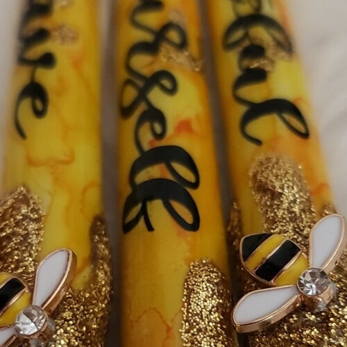 Honey-drip Bee Pen | Etsy