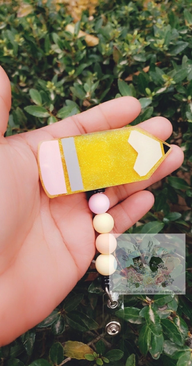 Teacher Badge Reels ID Teacher Reels Name Tag Lanyards - Etsy