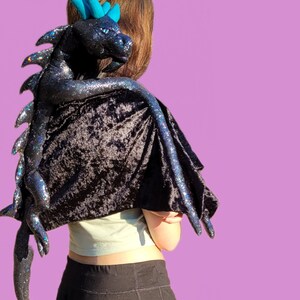 Dragon Cape Wrap Around Dragon Hug Wearable Accessory - Etsy