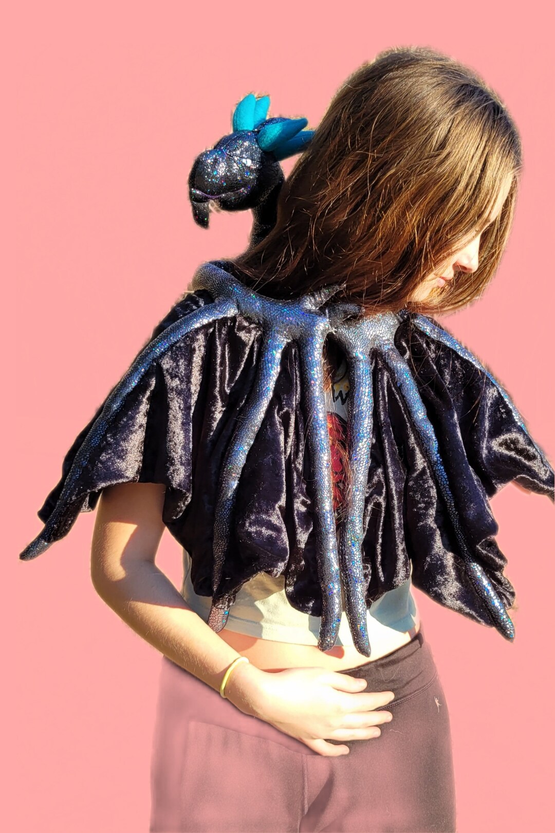 Dragon Cape Wrap Around Dragon Hug Wearable Accessory - Etsy