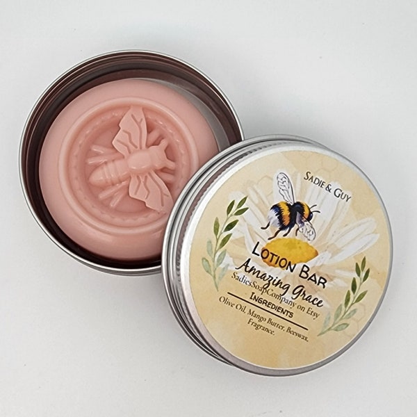 Solid Lotion Bar - Etsy