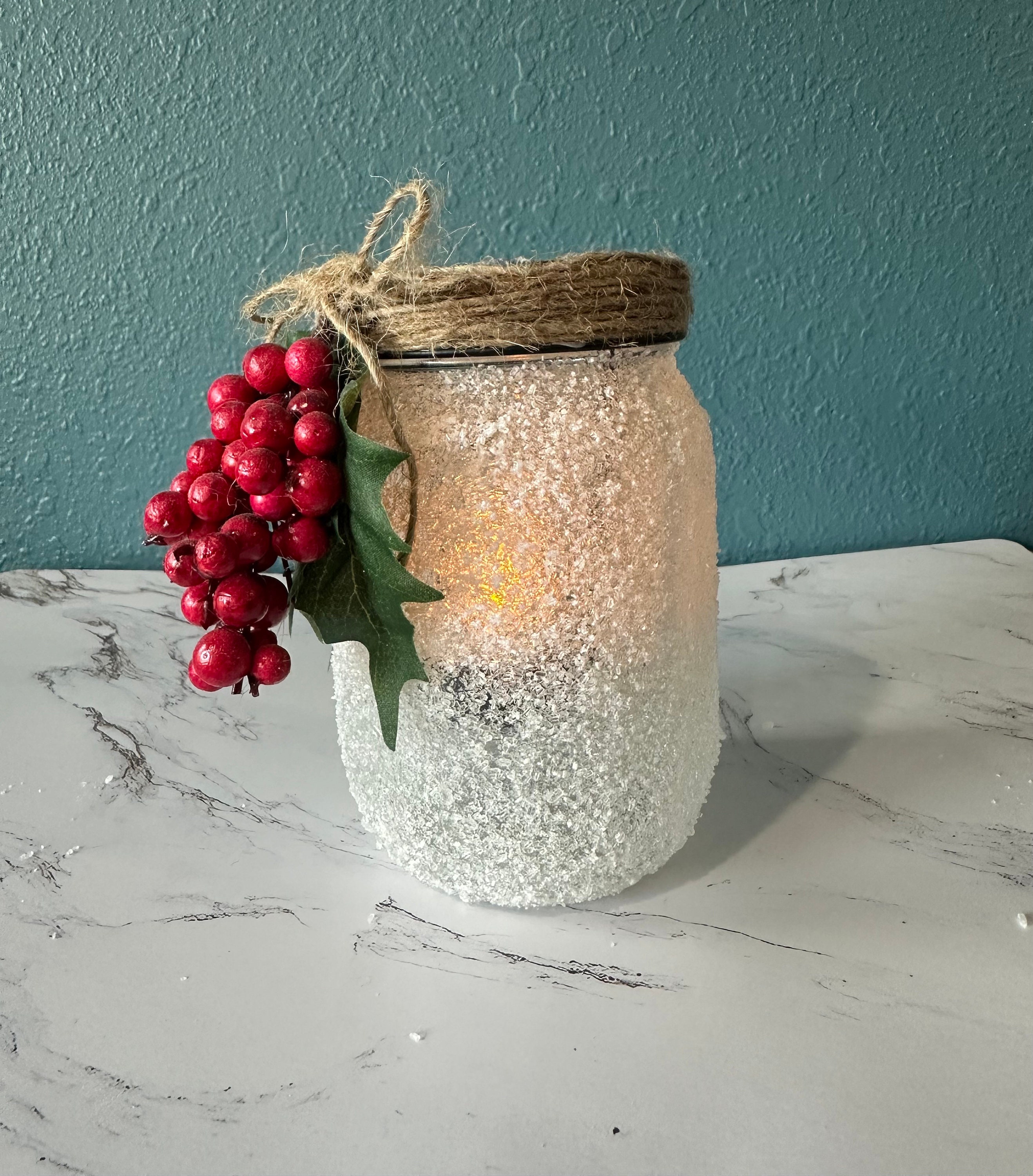 Winter Mason Jar, Christmas Decor, Winter Decor, Christmas Mason Jars ...