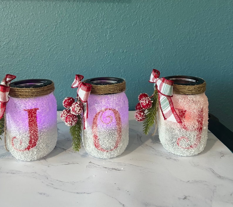 Winter Mason Jars| Christmas Decor | Winter Decor, Christmas Mason Jars ...