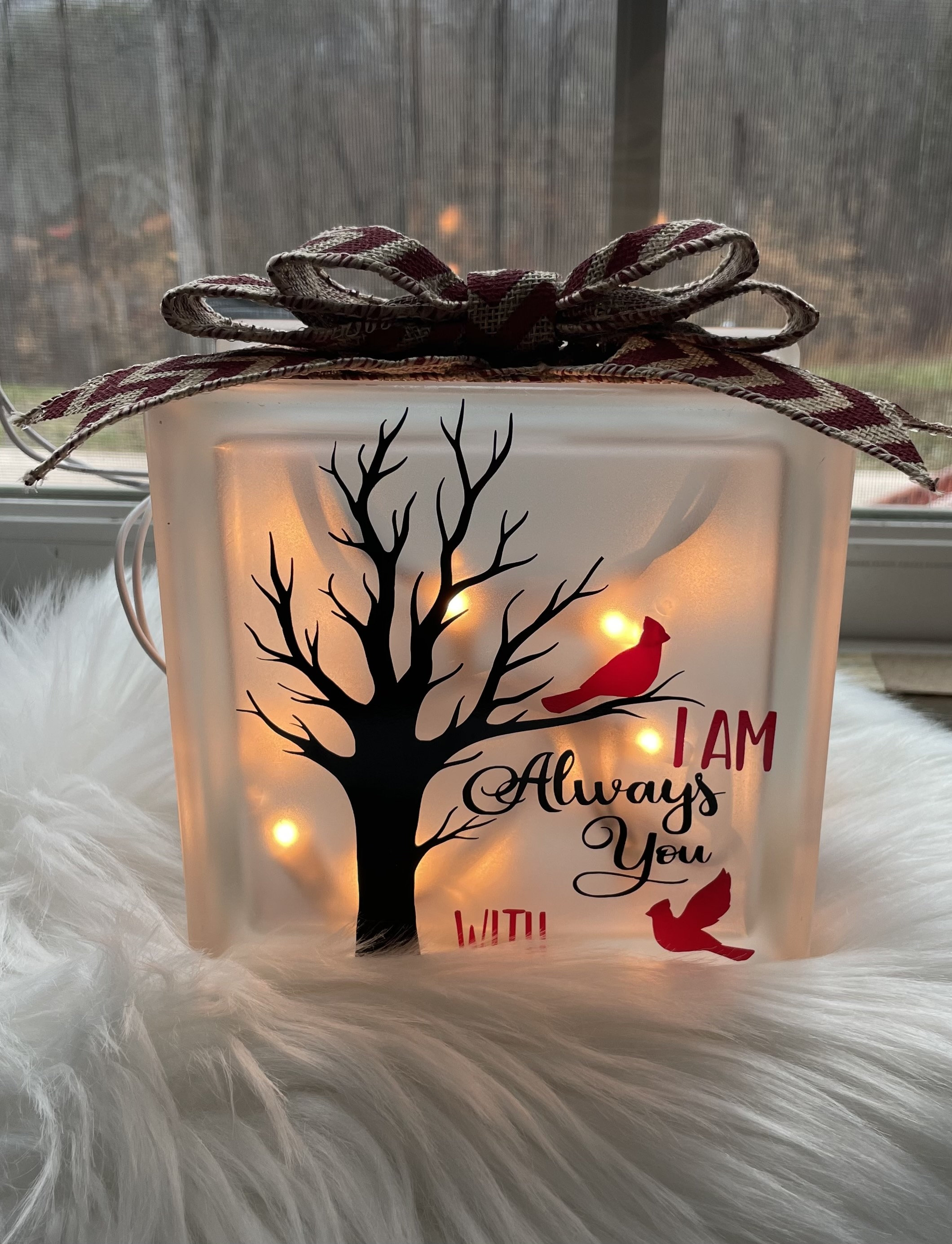 I Am Always With You Memory Glass Blockmemorial - Etsy
