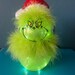 Fish Bowl Grinch/christmas Decor/grinch Holidays Decor/ Light up Grinch ...