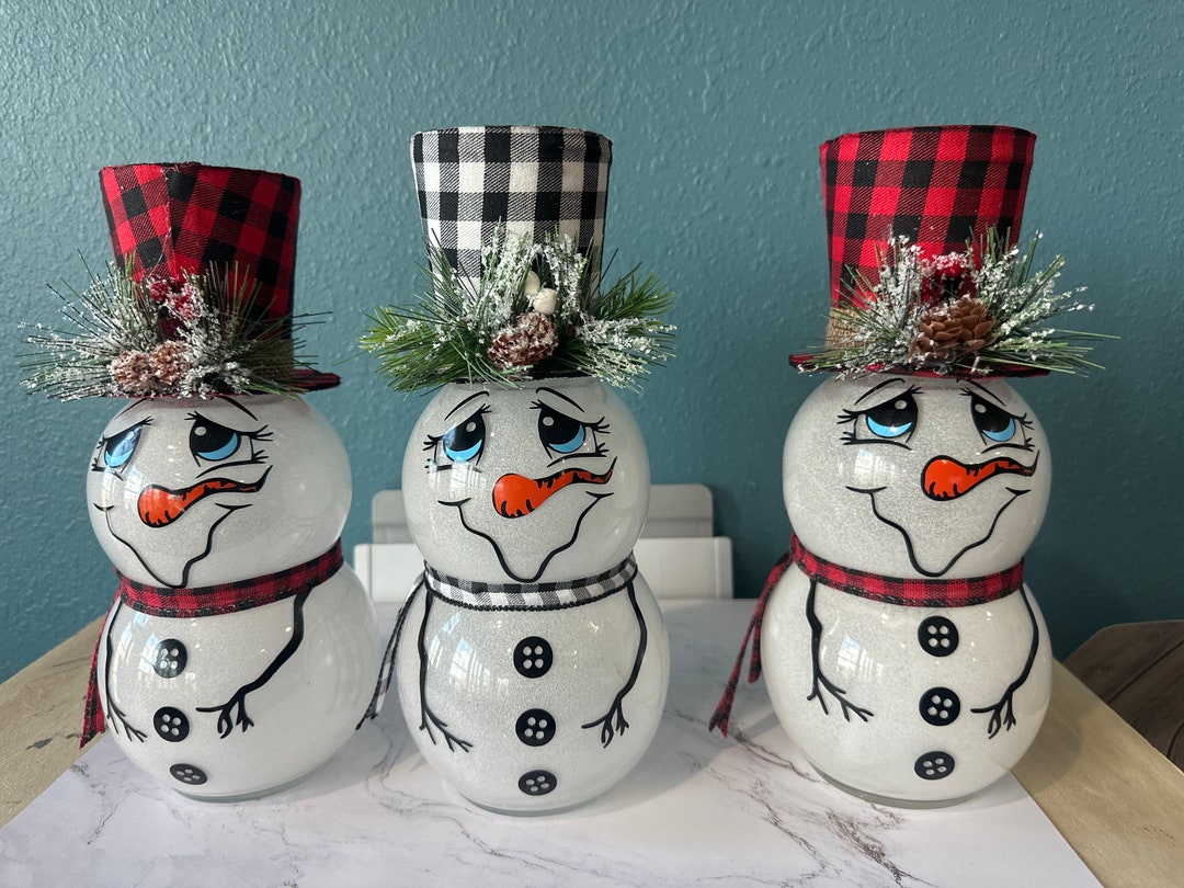 Christmas Decor| Light up Snowman| Snowman Decor| Christmas Gift ...