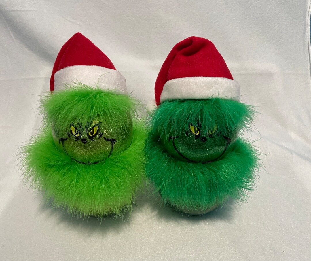 Fish Bowl Grinchchristmas Decorgrinch Holidays Decorlight - Etsy