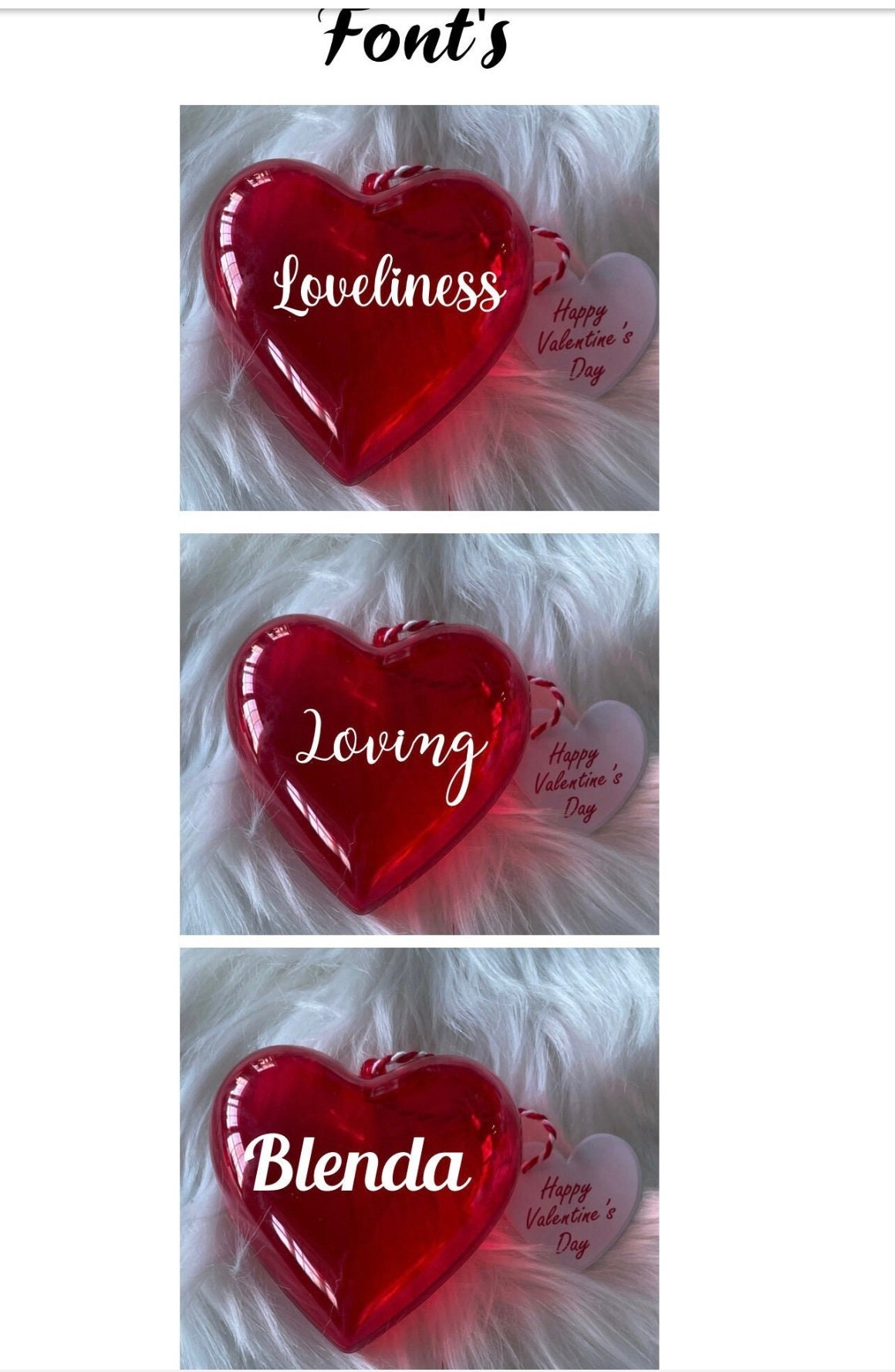 Personalized Fillable Heart Personalized Valentine Favor Classroom ...