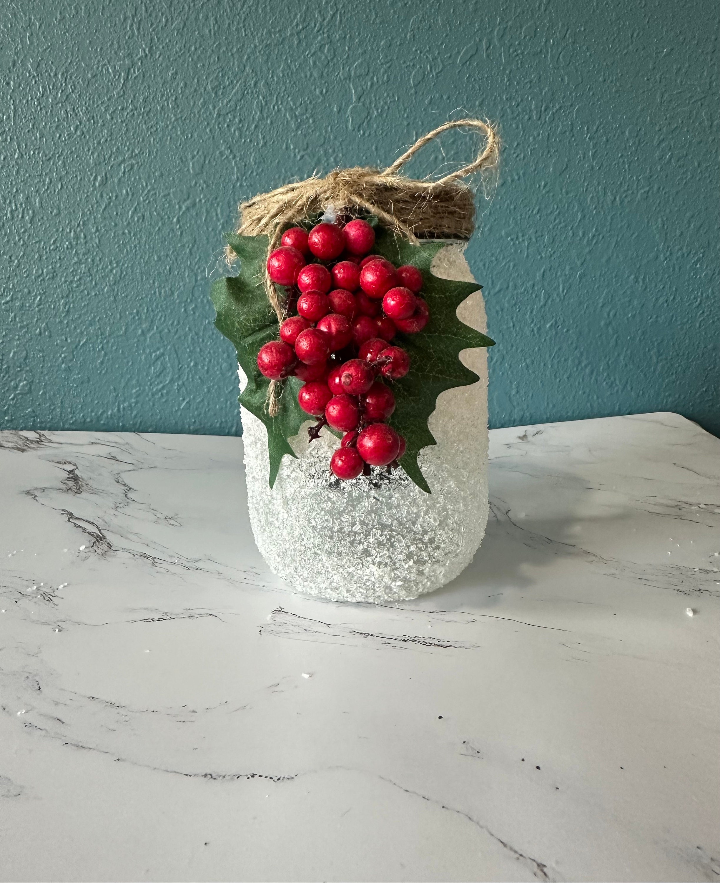 Winter Mason Jar, Christmas Decor, Winter Decor, Christmas Mason Jars ...