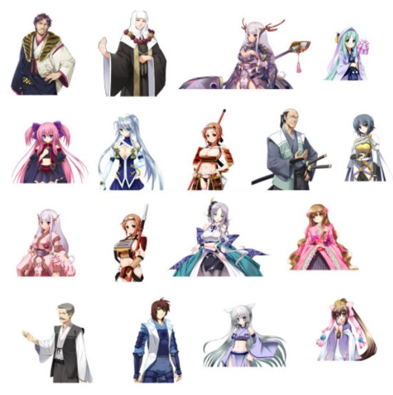 Anime Character Cartoon Wallpaper Material | Etsy