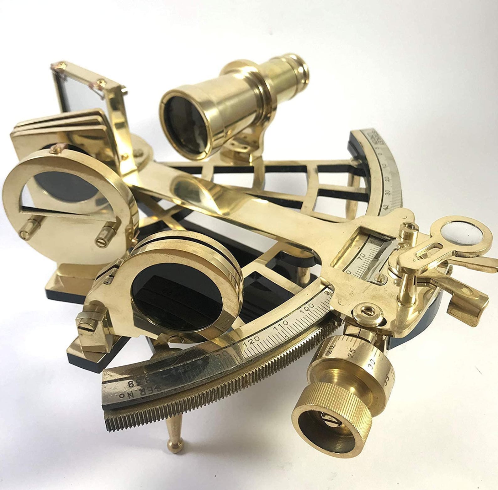 Nautical Sextant Brass Hand Made 9 Sextant Nautical Working Sextant Marine Navigational Ship