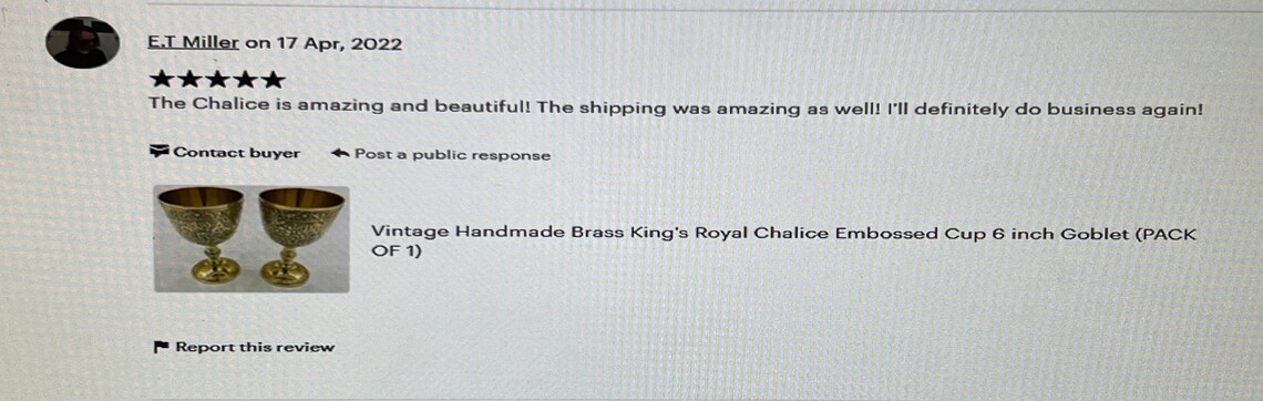 Vintage Handmade Brass King's Royal Chalice Embossed Cup 6 - Etsy