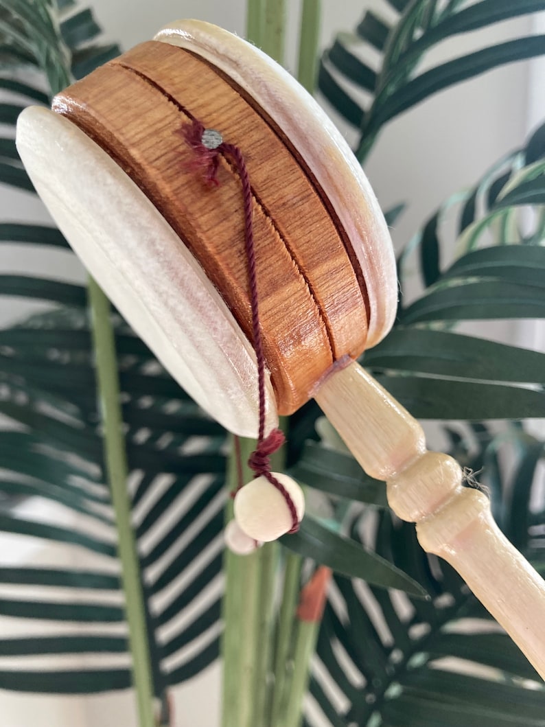 Drum Dumplin, Spin Drum, Rattle Drum, Sound, Handmade Spin Drum ...