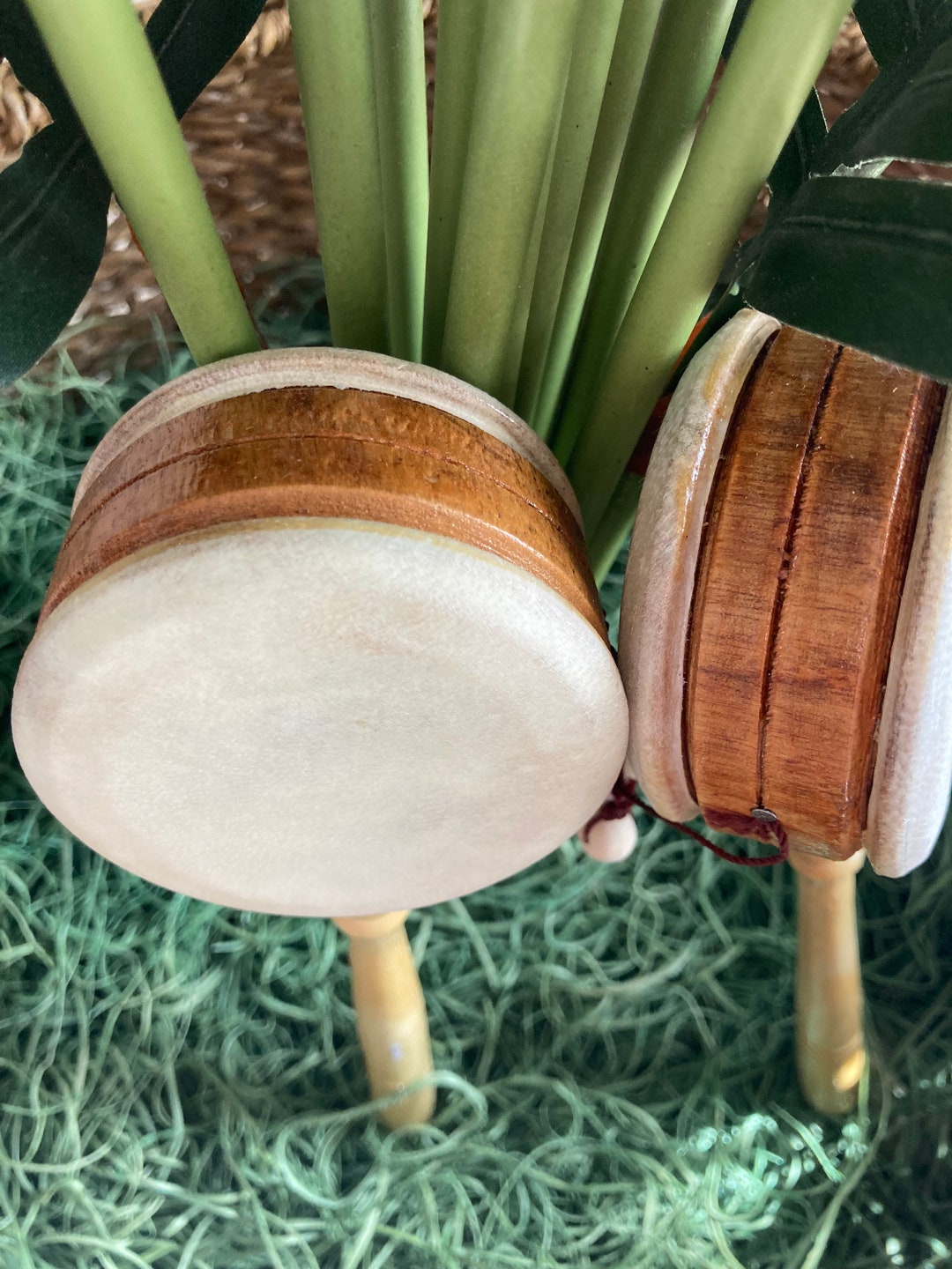 Drum Dumplin, Spin Drum, Rattle Drum, Sound, Handmade Spin Drum ...