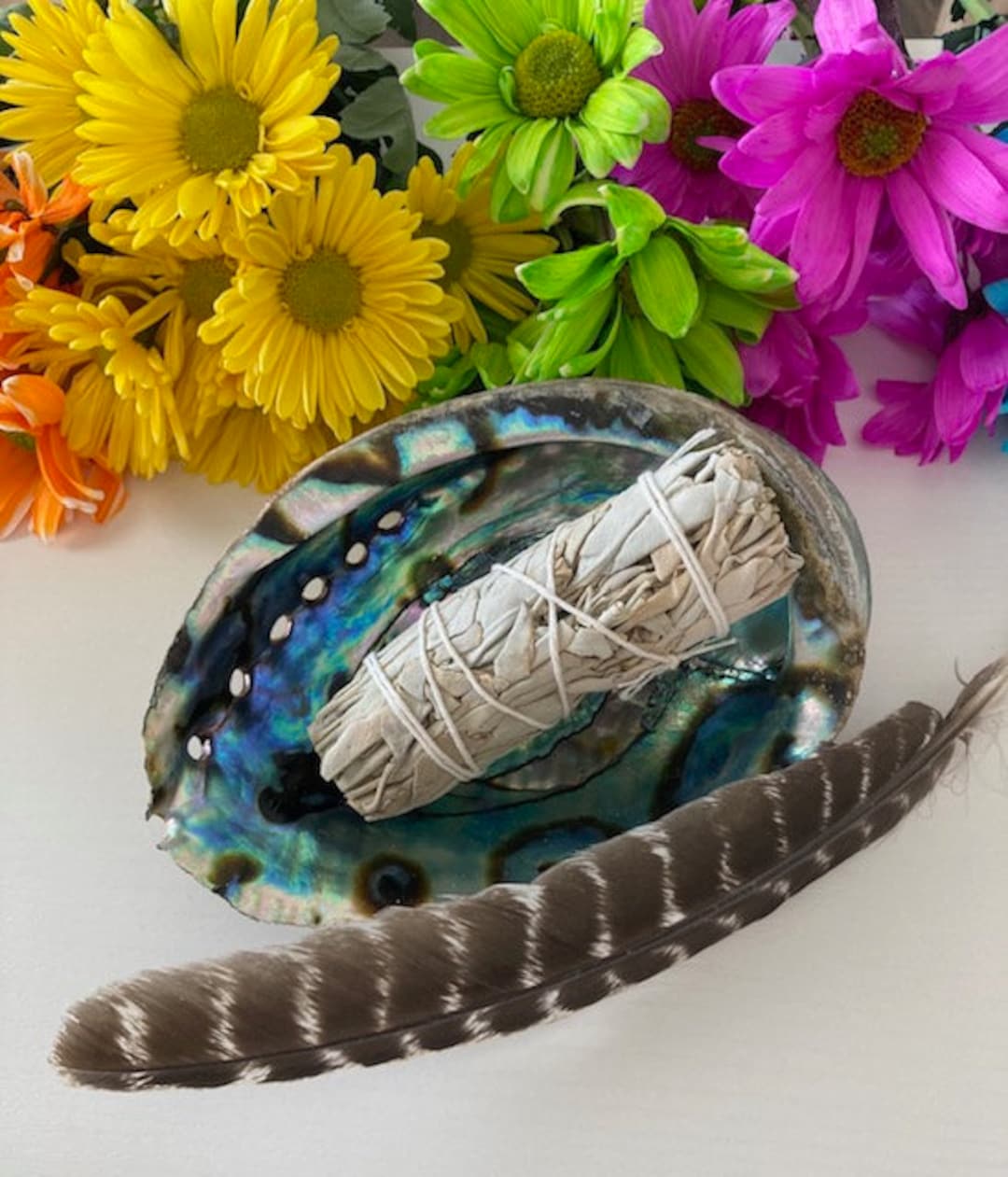 Smudge Starter Kit, Sage, Ritual, Alter Tools, Protection, Good Energy ...