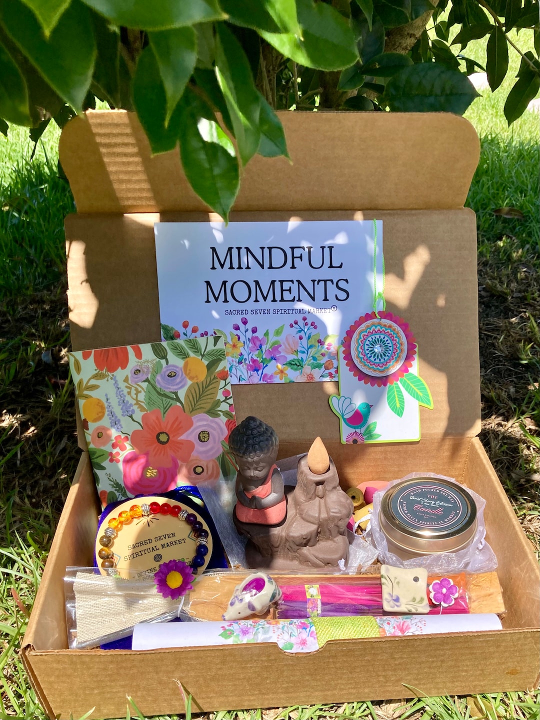Mindful Moments Box, Gift Box, Self Care Box, Meditation Gift Box, Mindfulness Gift Box, Care ...