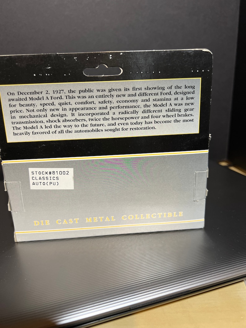 FORD Model “A” Limited Edition - Etsy