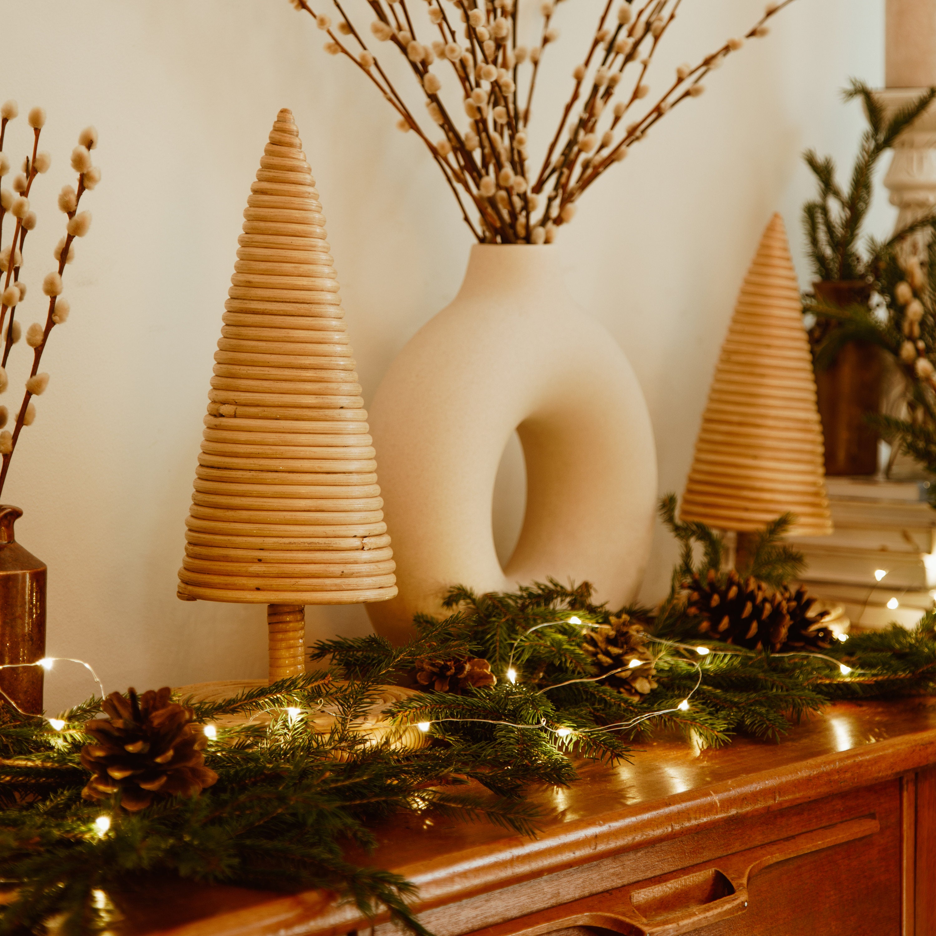 Swirly Rattan Tree for Christmas and Easter Decorations - Etsy