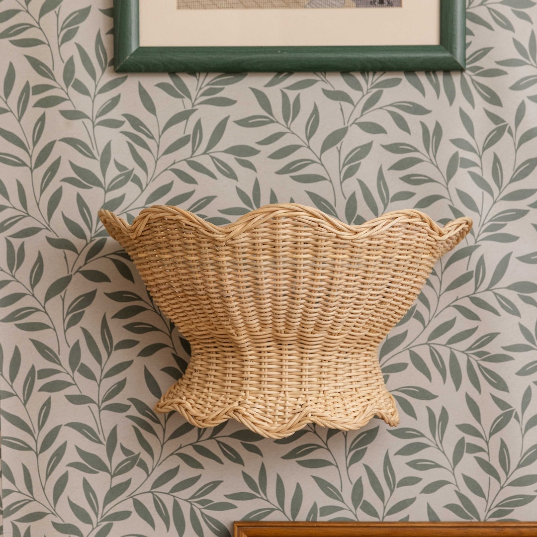 Anar Rattan Wall Light Shade (natural) - Etsy